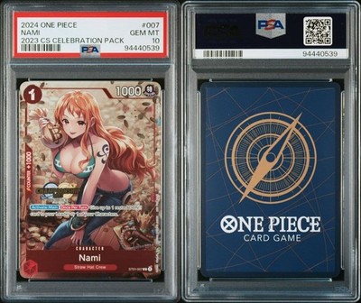 PSA10 One Piece Championship Nami Card PSA Graded Trading Card Anime ...