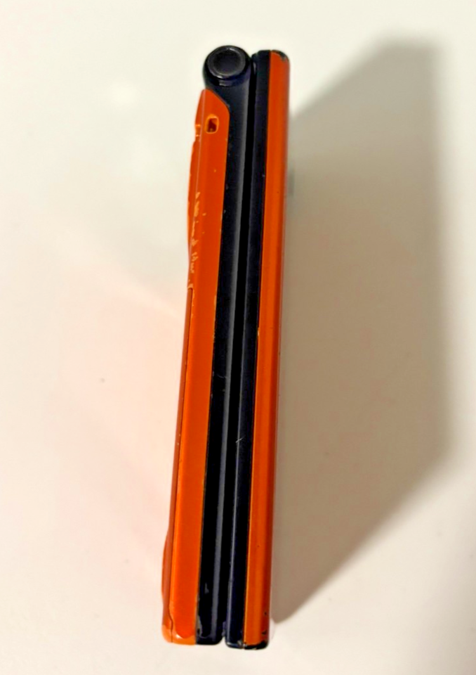 docomo P-04B Orange FOMA Japanese Flip Phone Keitai Cell phone jp | eBay