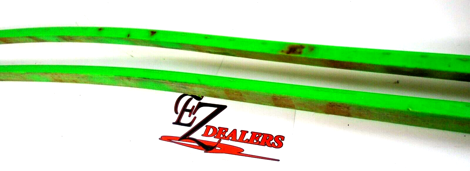 Snowmobile Hyfax Slides Green 44" Long Used For Arctic Cat | eBay
