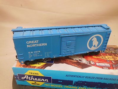 HO SCALE ATHEARN BLUE BOX KIT BUILT 40' BOX CAR GREAT NORTHERN (2/6) | eBay
