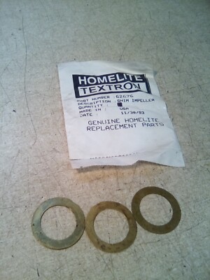 Lot Of 3 Homelite 62676 Shim Impeller | eBay