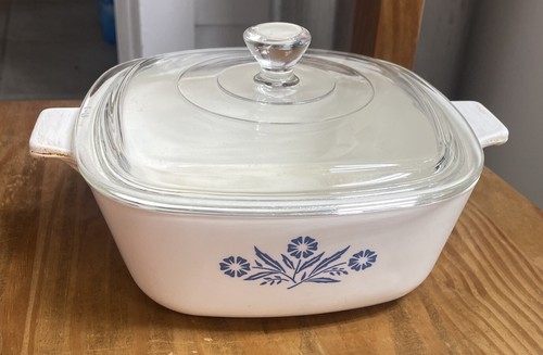 Vintage Corning Ware Pyroceram A-17 Blue Cornflower Circa 1950’s with ...