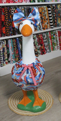 Concrete and Plastic Goose Clothes - Patriotic Outfit Dress ~ Outfits ...