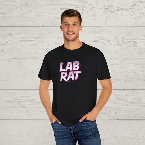Comfort Colors Lab Rat Graphic T-Shirt, Fun Urban Streetwear Top | eBay