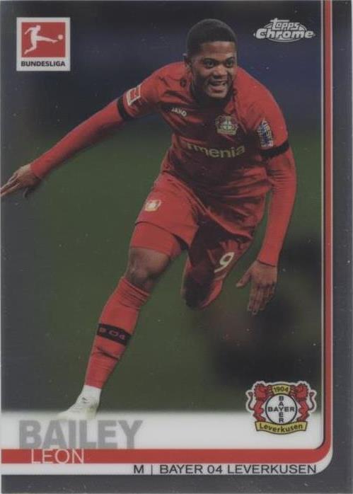 2019-20 Topps Chrome Bundesliga Leon Bailey #14 for sale | eBay