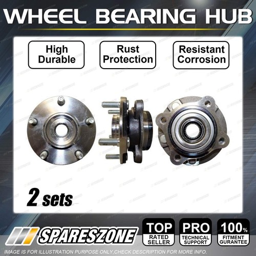 2 Front Wheel Bearing Hub for Hyundai i40 VF ix35 LM Sonata NF Tucson ...