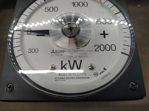 Mitsubishi LP-110NW Watt Meter 0 600KW ESB for sale online | eBay UK