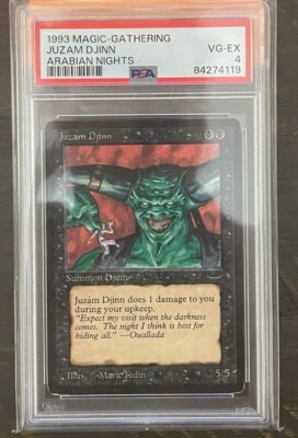 1993 JUZAM DJINN Arabian Nights Mtg Magic The Gathering PSA 4 | eBay