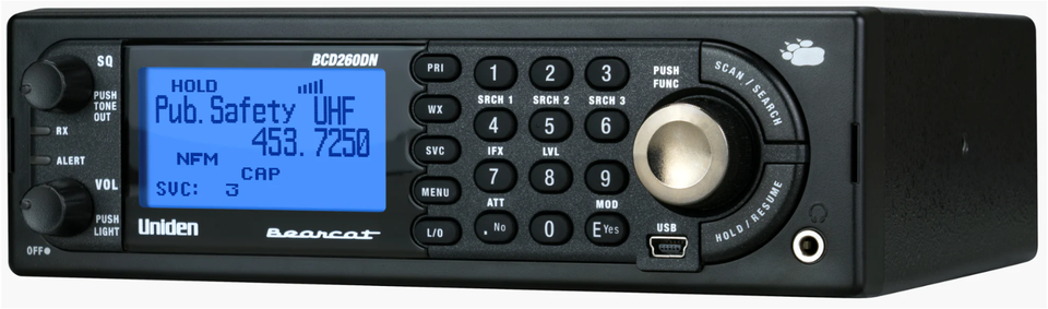 Uniden BCD260DN Mobile Digital and Analog Scanner Tons of Features ...