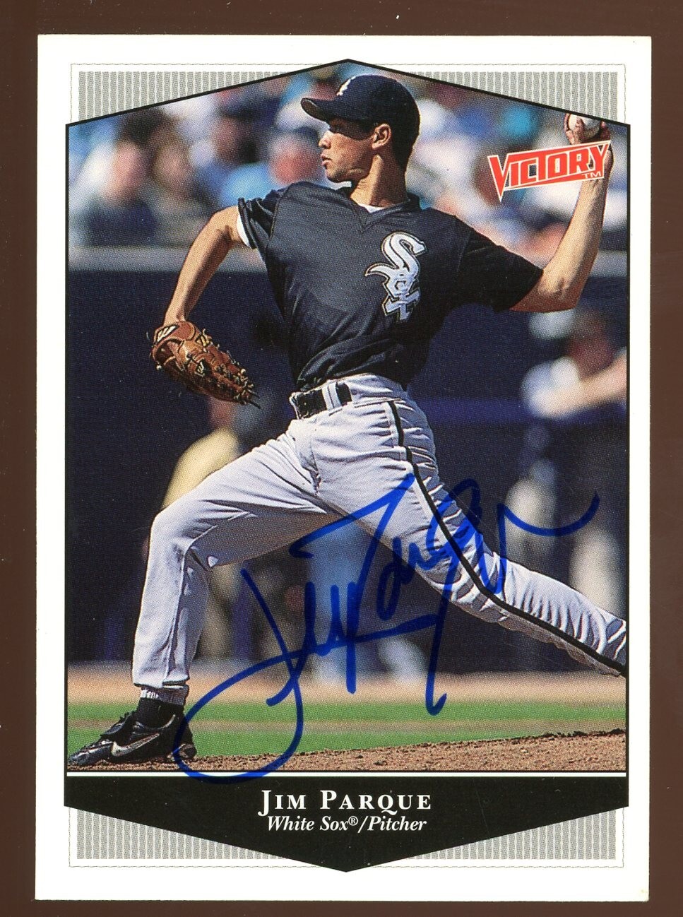 1999 Upper Deck JIM PARQUE Signed Card autograph AUTO WHITE SOX | eBay