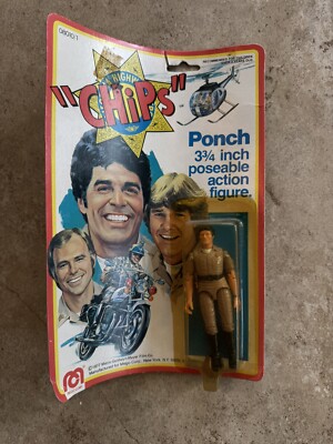 Vintage 1977 Mego 3.75” CHiPs Ponch Figure | eBay