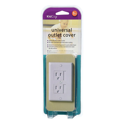 Kidco Universal Outlet Cover 1 pack White S205-WHITE 801061018221| eBay
