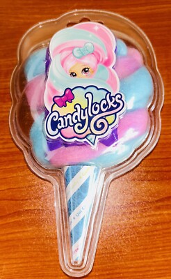 CandyLocks Blue & Pink Cotton Candy Hair Doll New Locks Mystery ...
