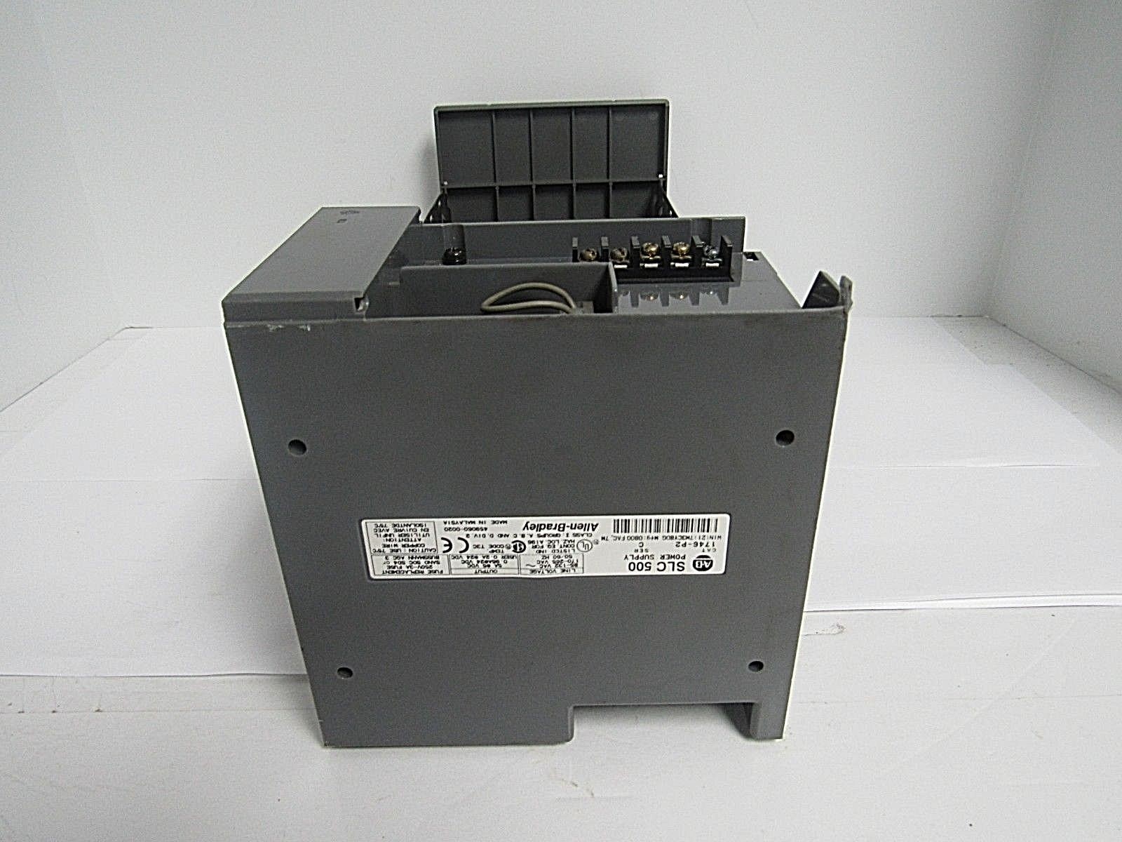 ALLEN BRADLEY SLC 500 1746-P2 SER C POWER SUPPLY/1746-A7 SLOT RACK | eBay