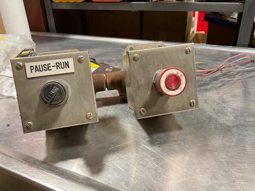 PAUSE, RUN AND STOP STAINLESS Control Station USED | eBay