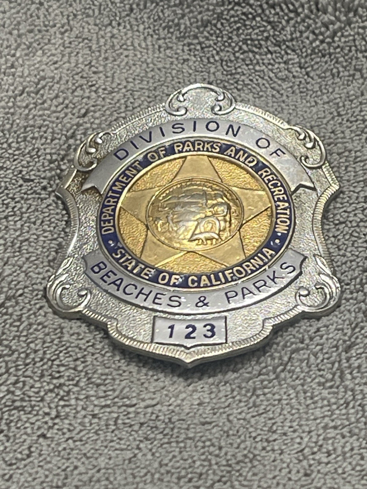 California State Parks - Dept Parks & Recreation - Ranger badge 1961-72 ...