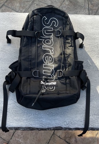 Supreme Backpack Black Reflective FW18 | eBay