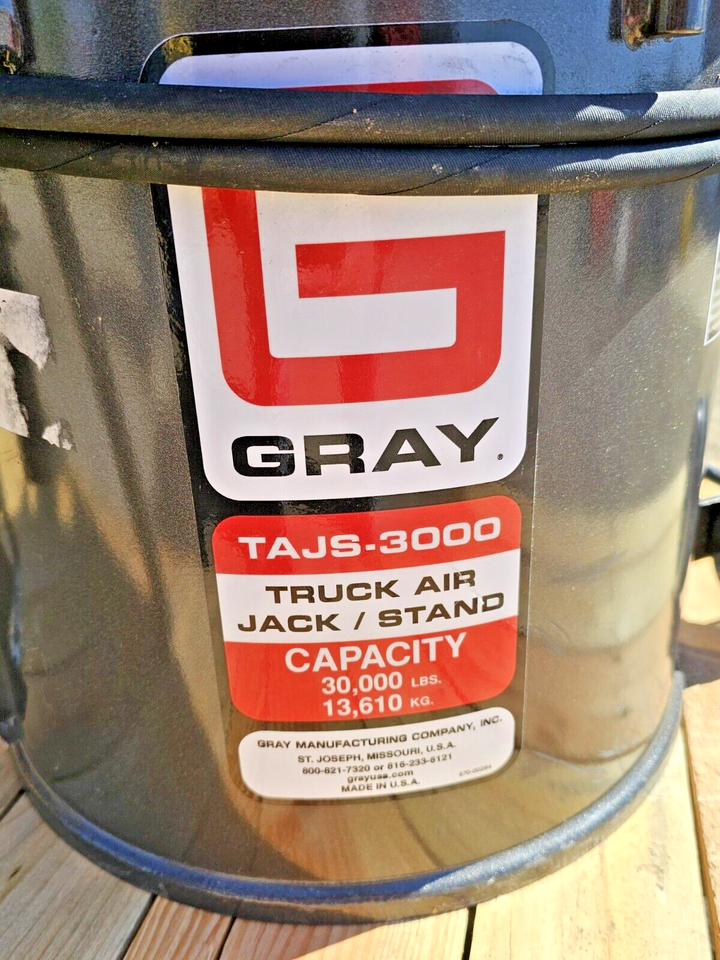 NEW GRAY TAJS-3000 15 TON Truck Air Jack Stand (US MADE) | eBay