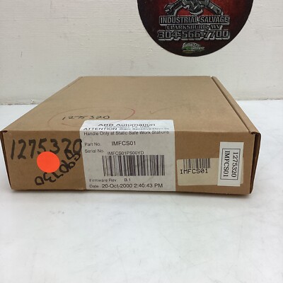 ABB IMFCS01 SUB-Module ** NEW FACTORY SEALED** | eBay