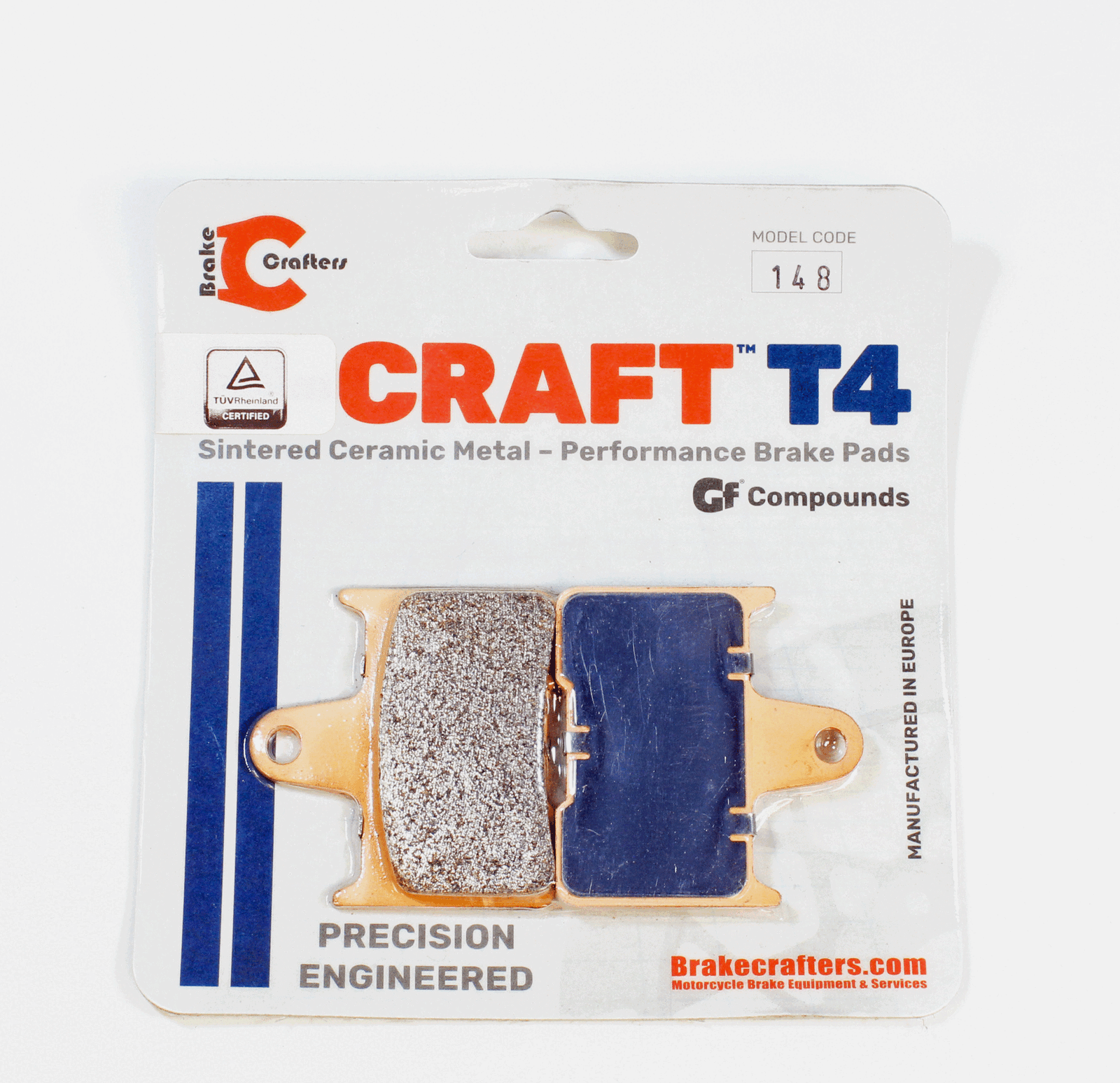 Brake Pads by Craft T4 T4-148 / EBC FA262 & FA254 | eBay