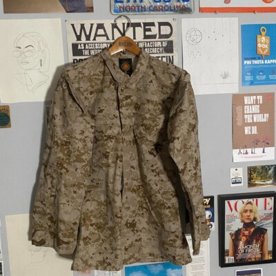 United States Marine Corps Digital Camo Jacket - Mens Small-Long - Tan ...