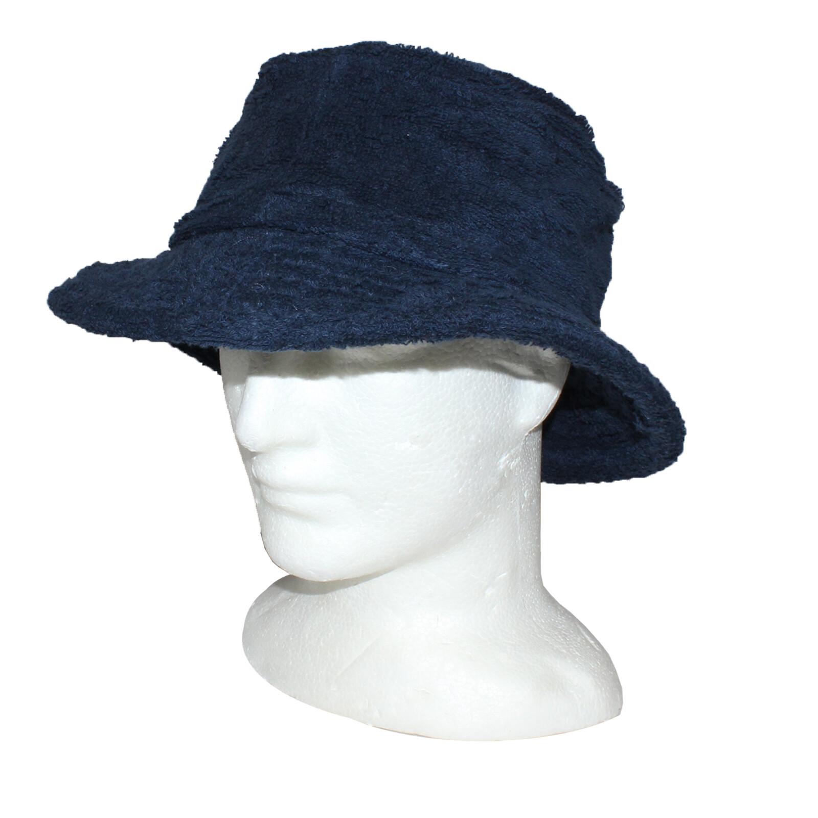TERRY TOWELLING HAT TERRY TOWEL BUCKET HAT TOWEL HAT WHITE OR NAVY | eBay