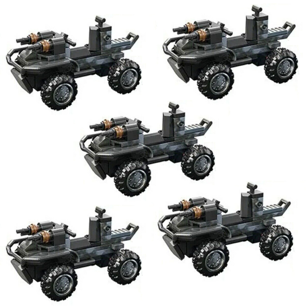 5x Cars MEGA Construx Halo Infinite Buildable Vehicle Figure MARINE ...