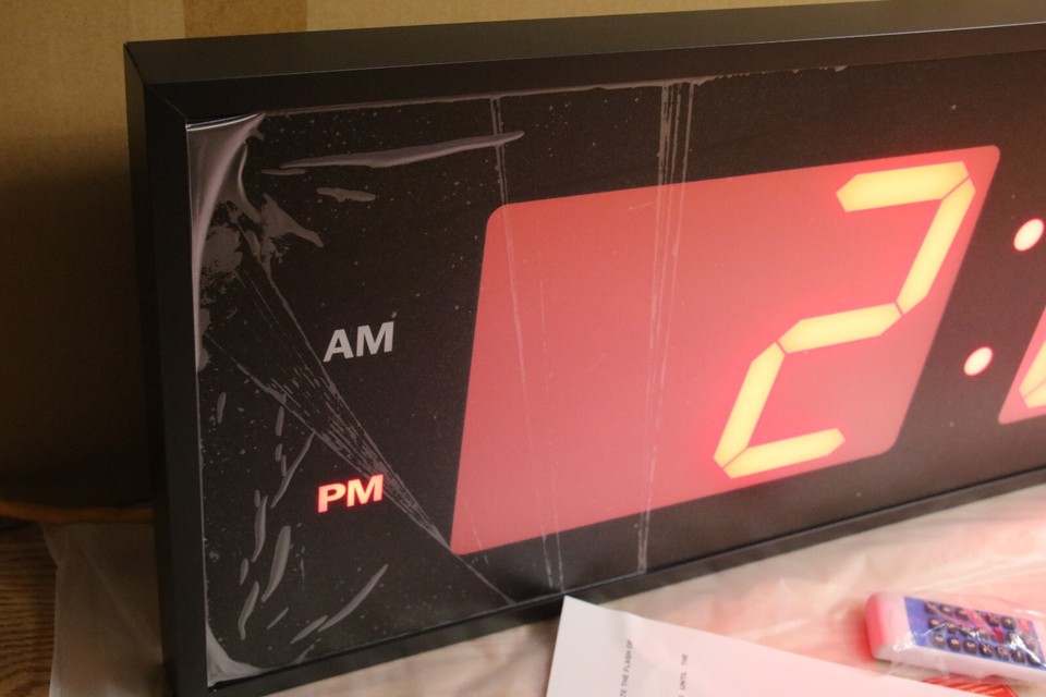 EXTRA LARGE 40″ LED COUNTDOWN / UP CLOCK 8" Big Time Clocks New Clock Countdown | eBay