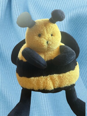 Unipak Plumpee BUMBLE BEE Small Plush Pot Belly Weighted Sit Stuffed ...