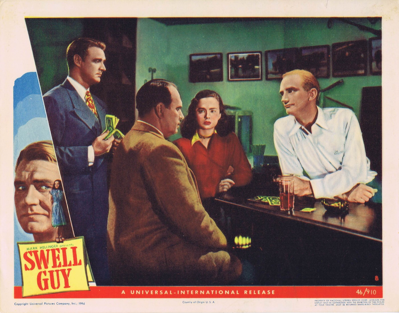 SWELL GUY Rare Original Lobby Card 8 Sonny Tufts Ann Blyth 1946 | eBay