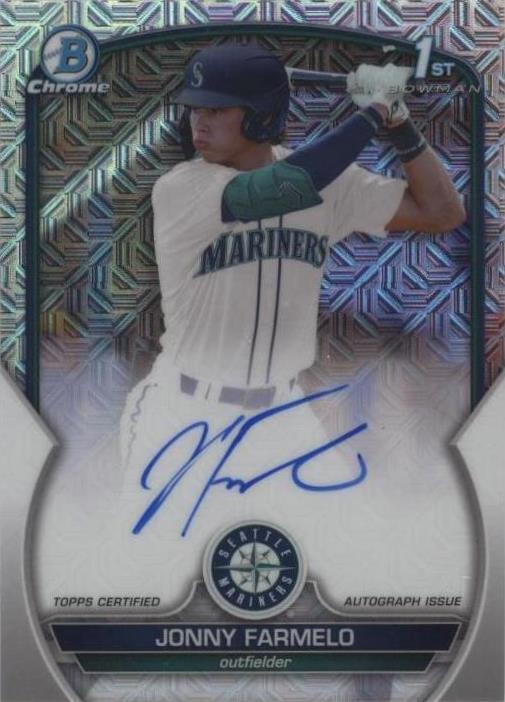 2023 Bowman Draft - Chrome Prospect Autographs Jonny Farmelo #CDA-JF ...