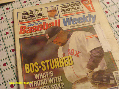 Mo Vaughn Covers USA Baseball Weekly Magazine May 1996 | eBay