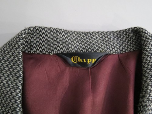 VTG Chipp J press New Haven Fine birds eye weave pure cashmere sport ...