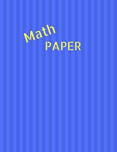 Math Paper: Quad Rule graph paper,8.5 x 11 (5x5 graph paper) 100 pages ...