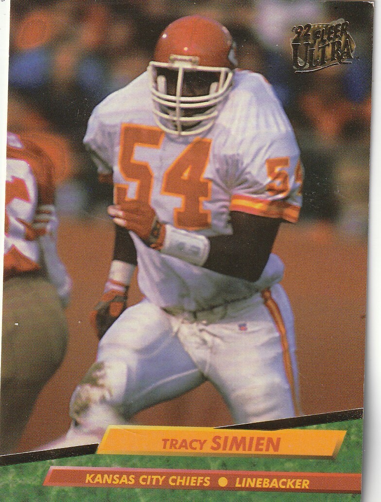 FREE SHIPPING-MINT-1992 Fleer Ultra #180 Tracy Simien Kansas City ...