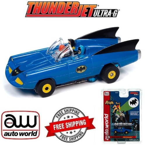 Auto World SC395 Thunderjet Comic Book 1968 Batmobile (Blue) HO Scale ...