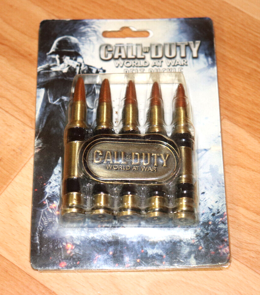 CALL OF DUTY World at War Bullets Belt BUCKLE PS3 Xbox 360 | eBay
