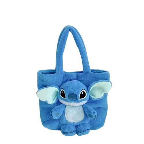 2026 New Cartoon Plush Doll Shoulder Bag Sweet and Cute Stitch ...