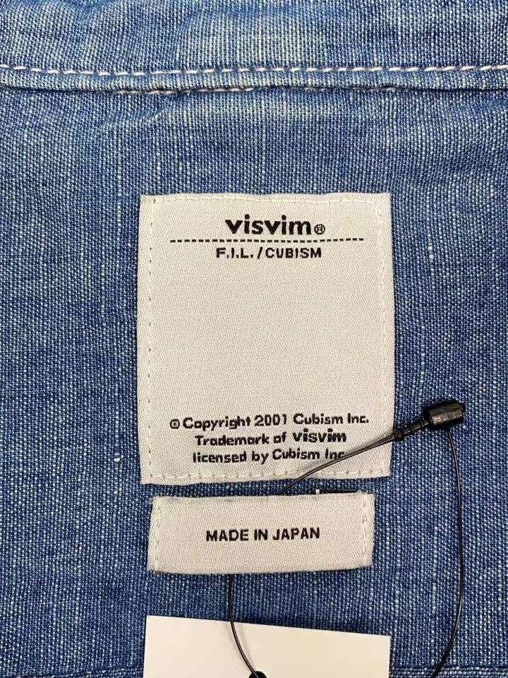 visvim Four Corners Shirt, Chambray (Luxic), Size 3, Blue ...