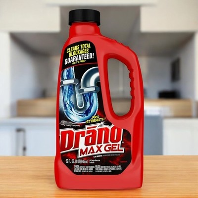 Drano Max Gel Drain Clog Remover, 32 oz - Unclogs Showers and Sinks | eBay