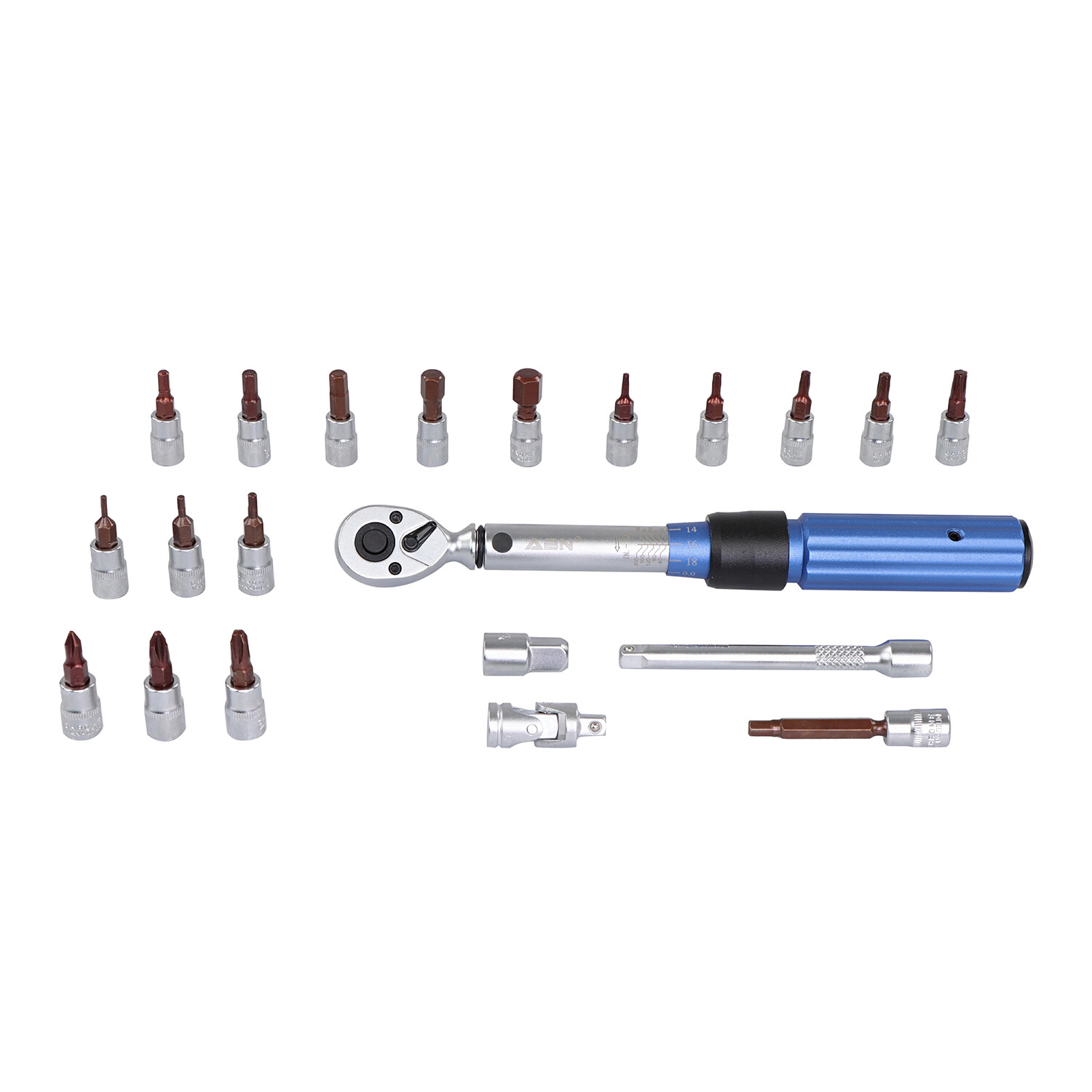 ABN 20-200 Inch Pound Torque Wrench 1/4 Drive - 90 Tooth Torque Wrench ...