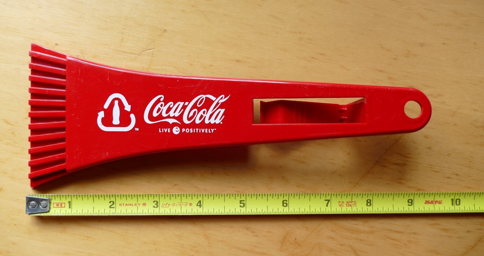 Coca-Cola Ice Scraper NEW promo RARE clip-on COKE COLLECTIBLE plastic ...