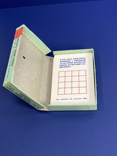 Vtg No. 468 Mr Mystic's Built Rite Toy Tricks Magic Puzzlers Party Fun ...