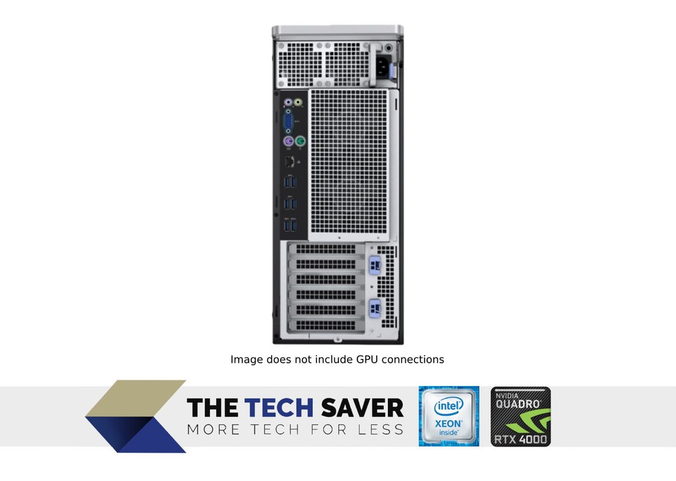 Dell Precision 5820 PC Xeon W-2145 32GB RAM 1TB SSD 2TB HDD Quadro RTX ...