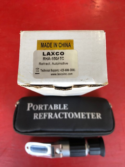 Laxco Inc Rha-100atc Analog Refractometer Hand Held 1 In. W for sale online | eBay