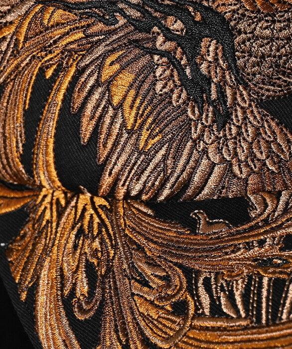 Mens Trucker Mesh Cap Japanese Pattern Embroidery Dragon Tiger Phoenix ...