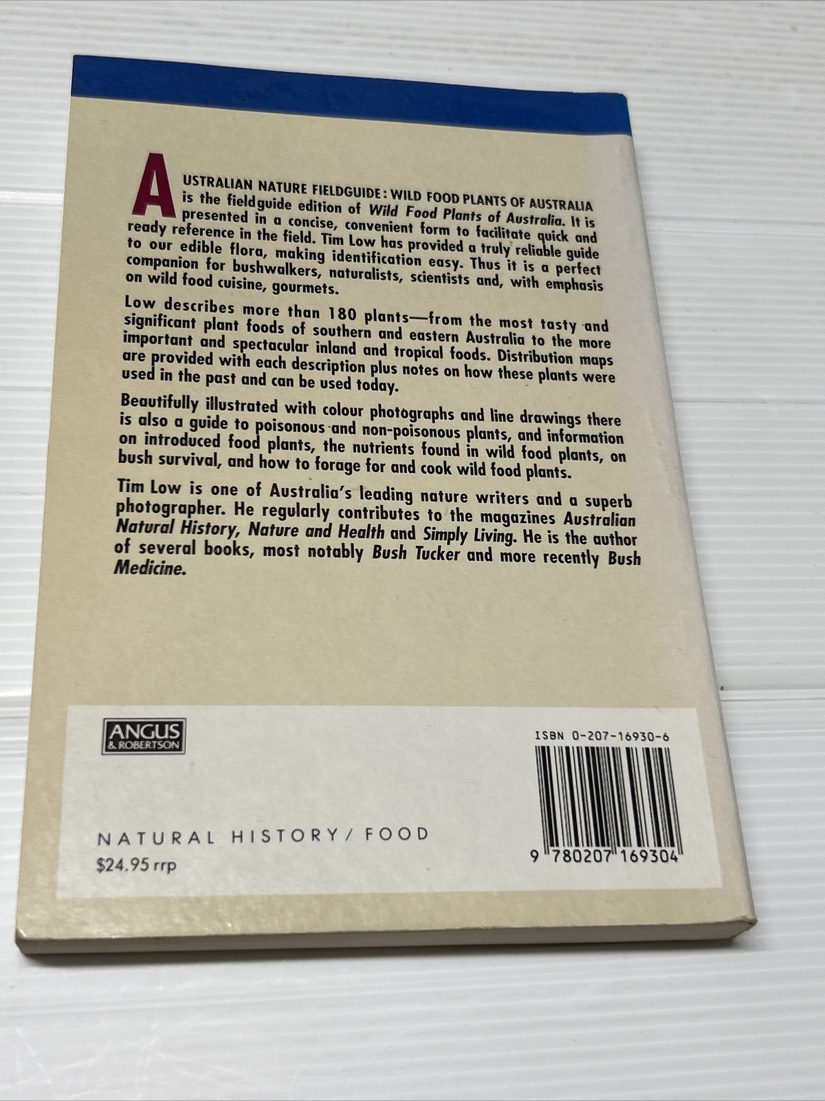 Wild Food Plants of Australia by Tim Low (1991, Paperback)HM4 | eBay