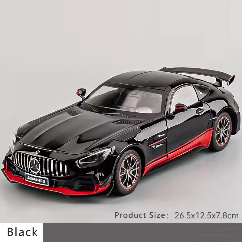 1:18 Diecast Vehicle for Mercedes AMG GT-R Model Car Toy Collection ...