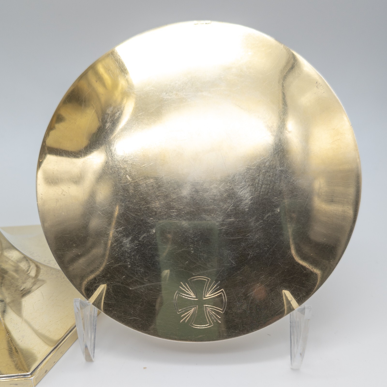 Vtg 1940s Piana Sterling Silver Chalice & Paten Catholic Sacrament Cup ...