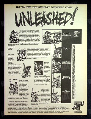 Triumphant Comics Unleashed Trade Print Magazine Ad Scavengers Doctor ...